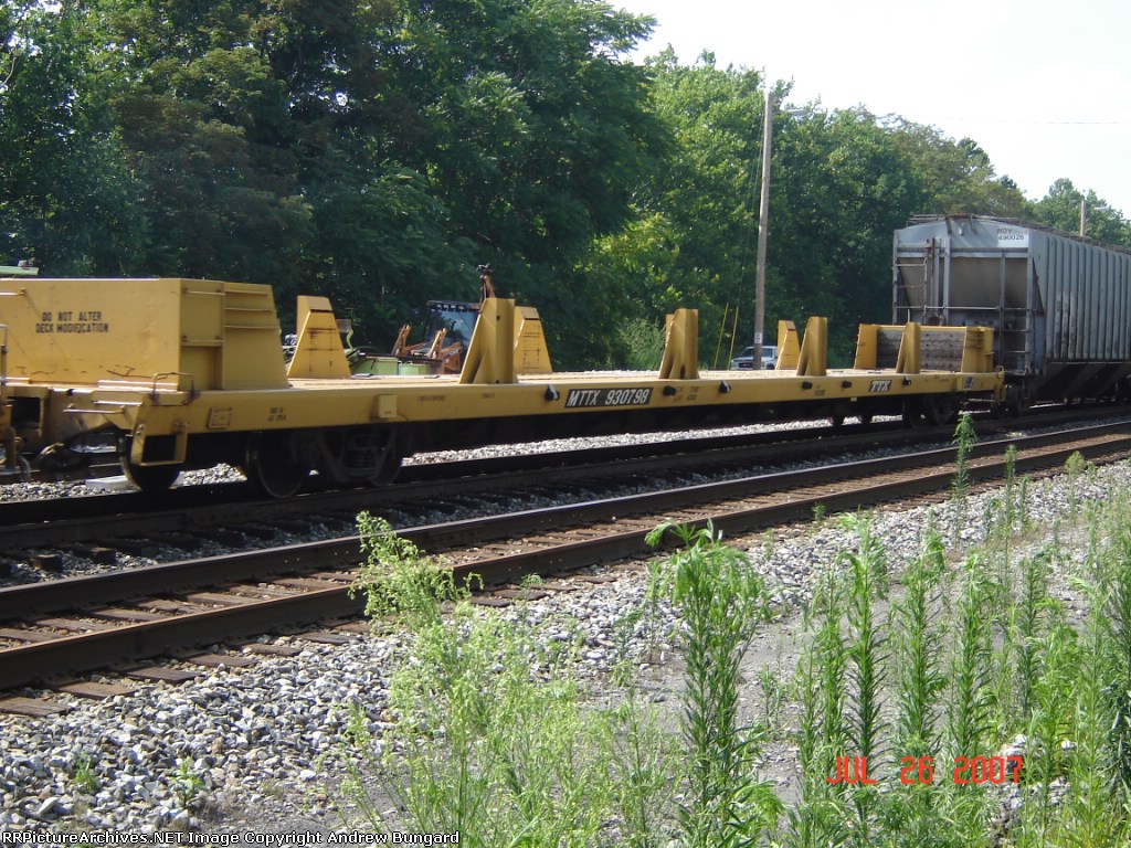 MTTX 930798 Flat Car July 26, 2007